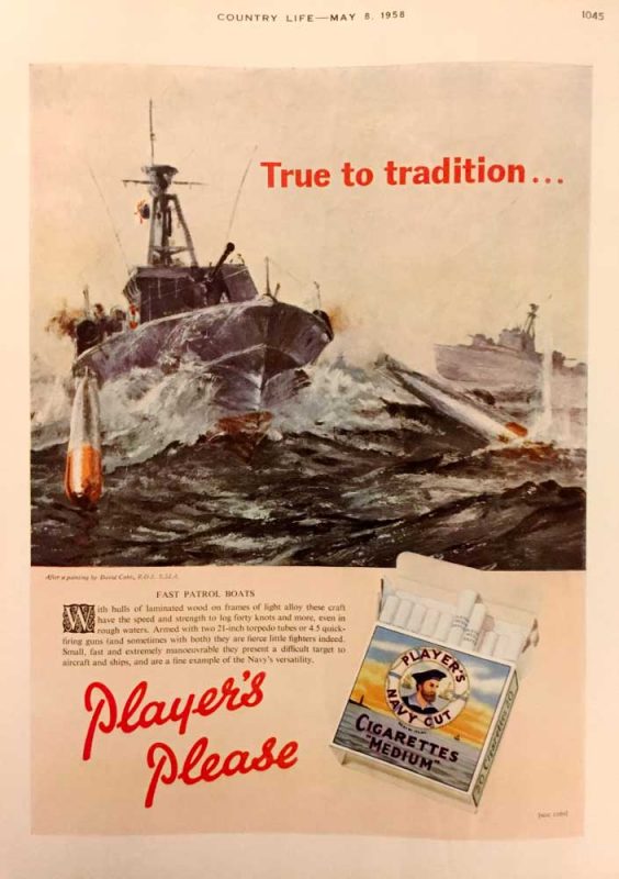 David Cobb RSMA - "Motor Torpedo Boats" Oil Painting - Buy Now!